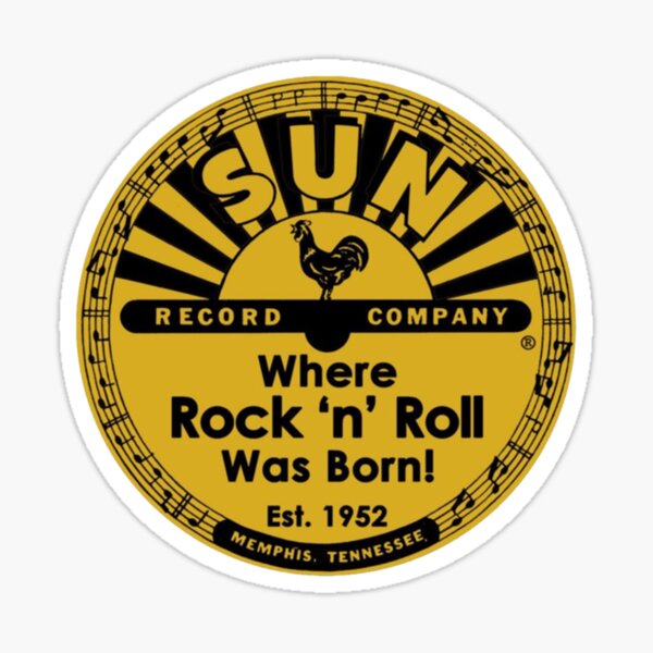 "Sun Records Logo " Sticker for Sale by neharicoxixor | Redbubble