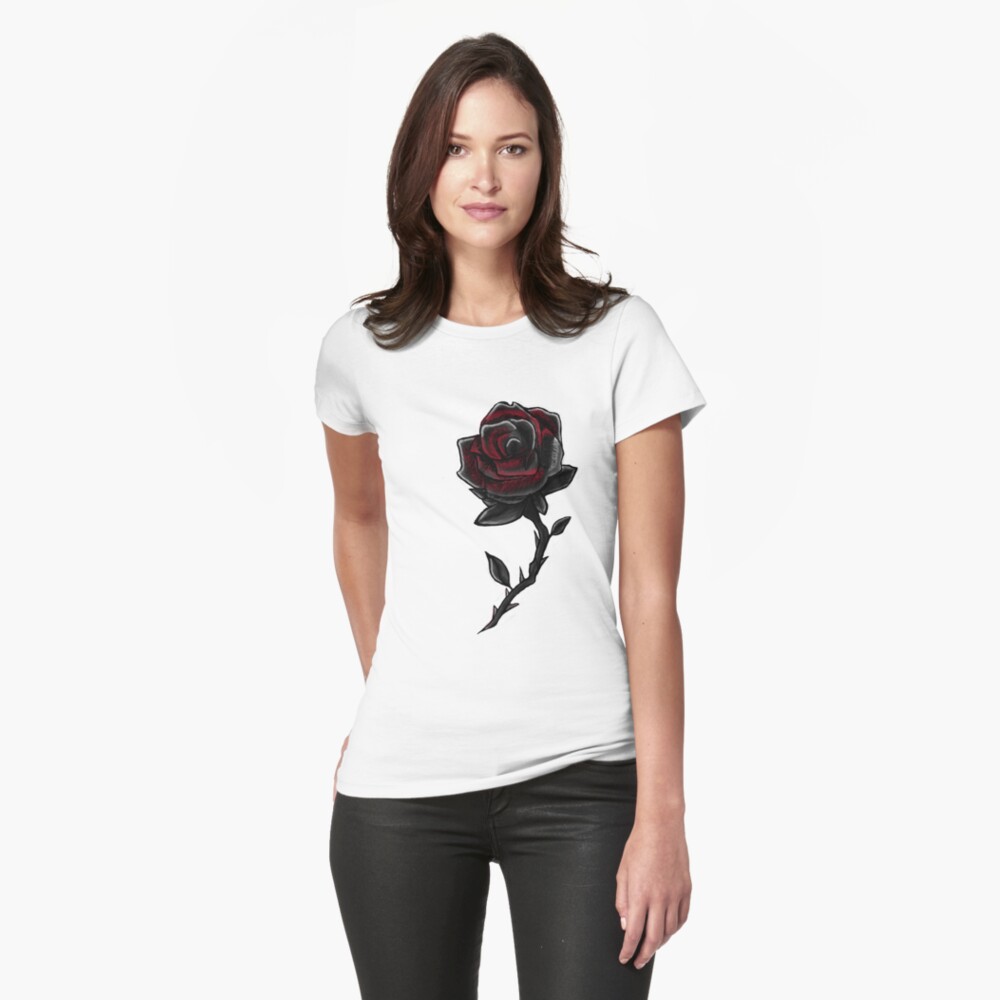 "Black Rose" Sticker for Sale by pannash-designs | Redbubble