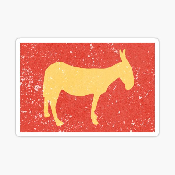 "donkey" Sticker for Sale by Cosmateus | Redbubble