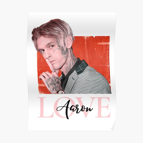 "Aaron Carter Love" Poster for Sale by Denel-Arts | Redbubble