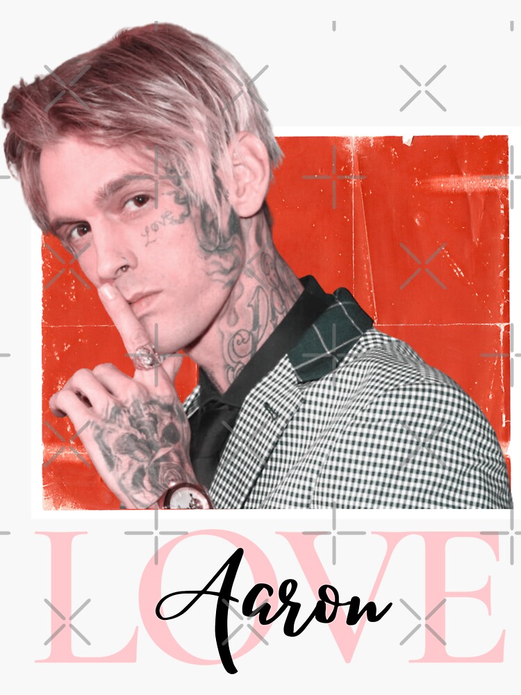 "Aaron Carter Love" Sticker for Sale by Denel-Arts | Redbubble
