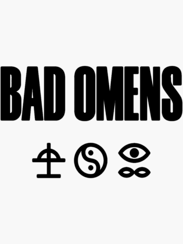 "Bad Omens band" Sticker for Sale by bone90 | Redbubble