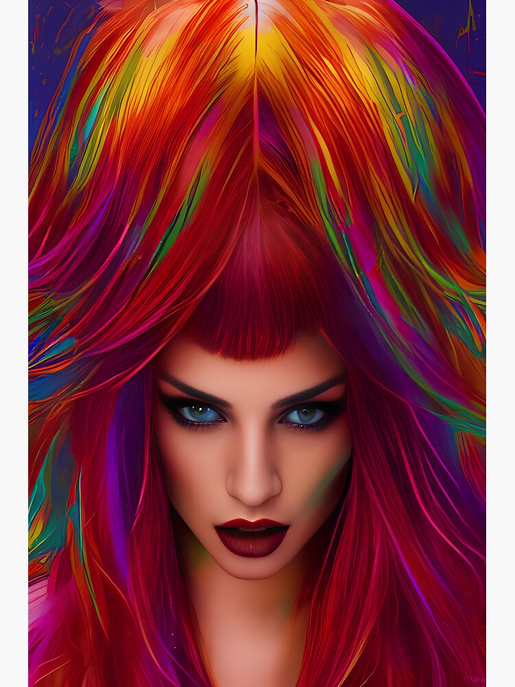 "AI Siren #23524" Sticker for Sale by VuCa | Redbubble