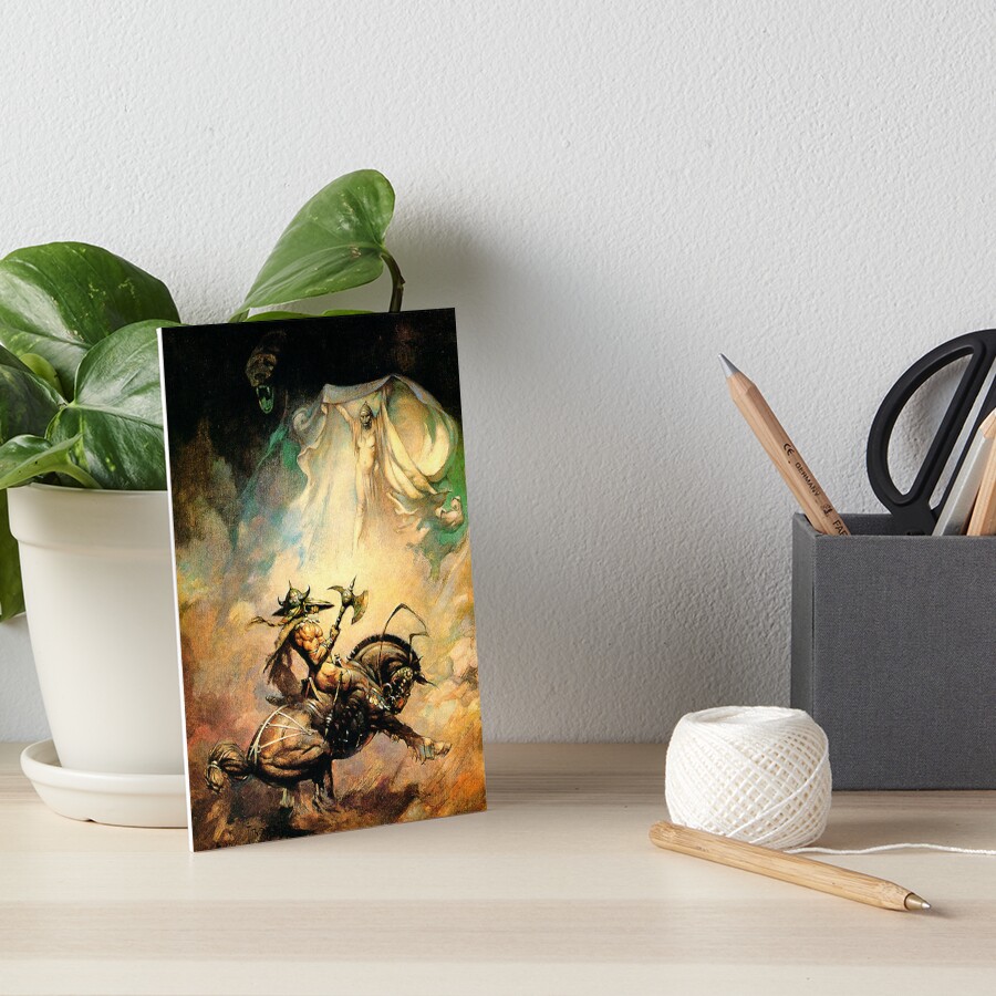 "Frank Frazetta - Conan the barbarian" Art Board Print for Sale by Lira ...