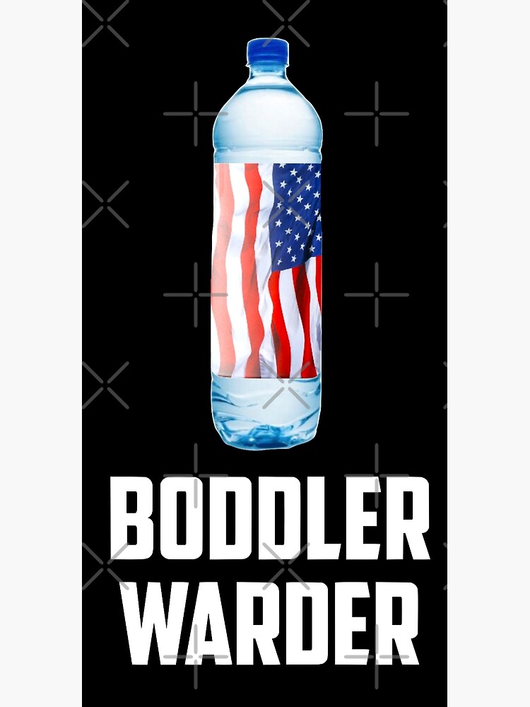 "Funny Boddler Warder American Accent UK US Banter Gift" Poster for ...