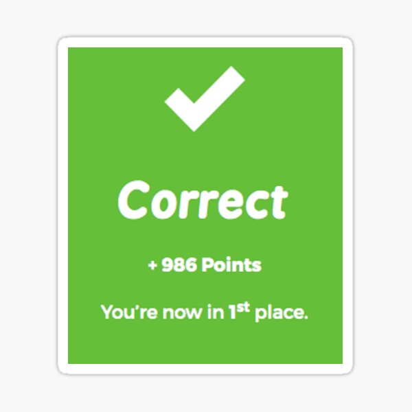 Kahoot Stickers | Redbubble
