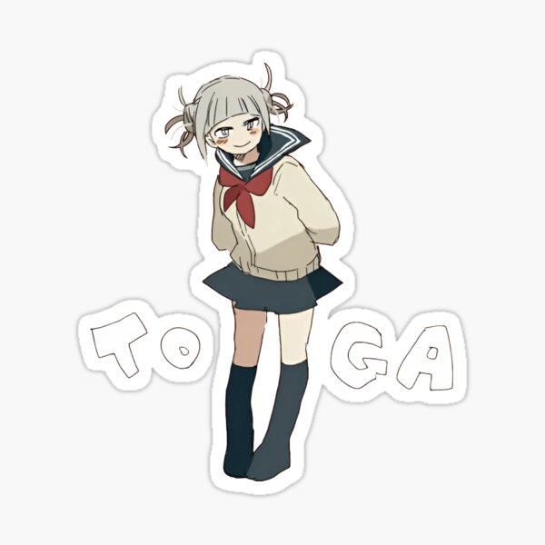 "Toga My Hero Academia Cute" Sticker for Sale by UnaLewis | Redbubble