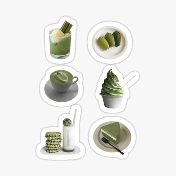 "Matcha Pack" Sticker for Sale by Kito-Kato | Redbubble