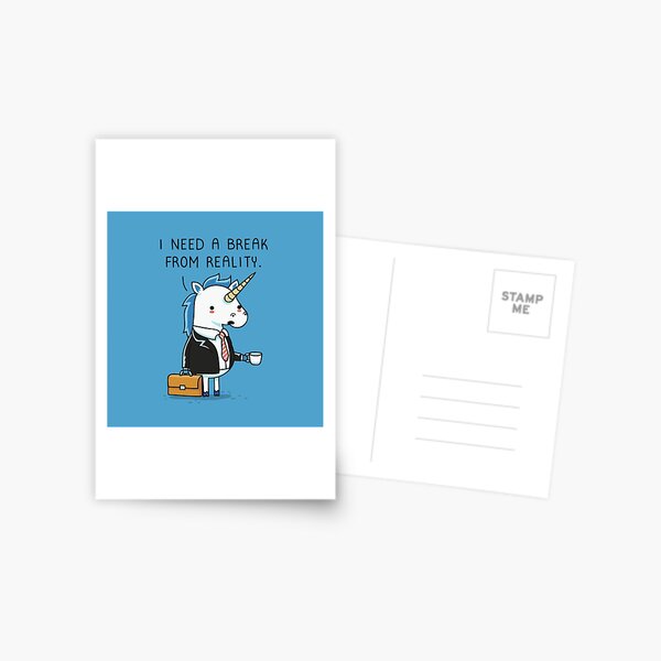 "Need a break" Postcard by AndresColmenare | Redbubble