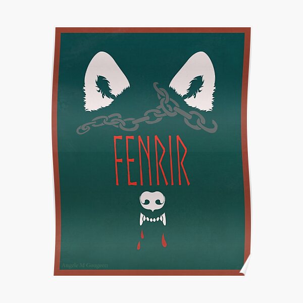 "Fenrir" Poster by AnMGoug | Redbubble