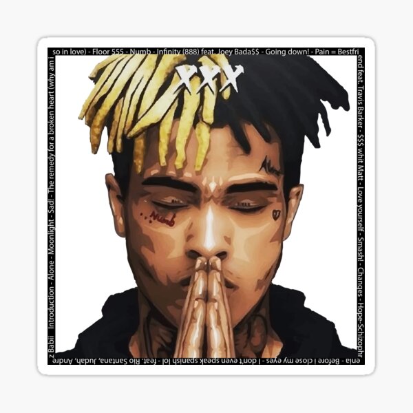 "xxxTentation" Sticker for Sale by Matteo8491 | Redbubble