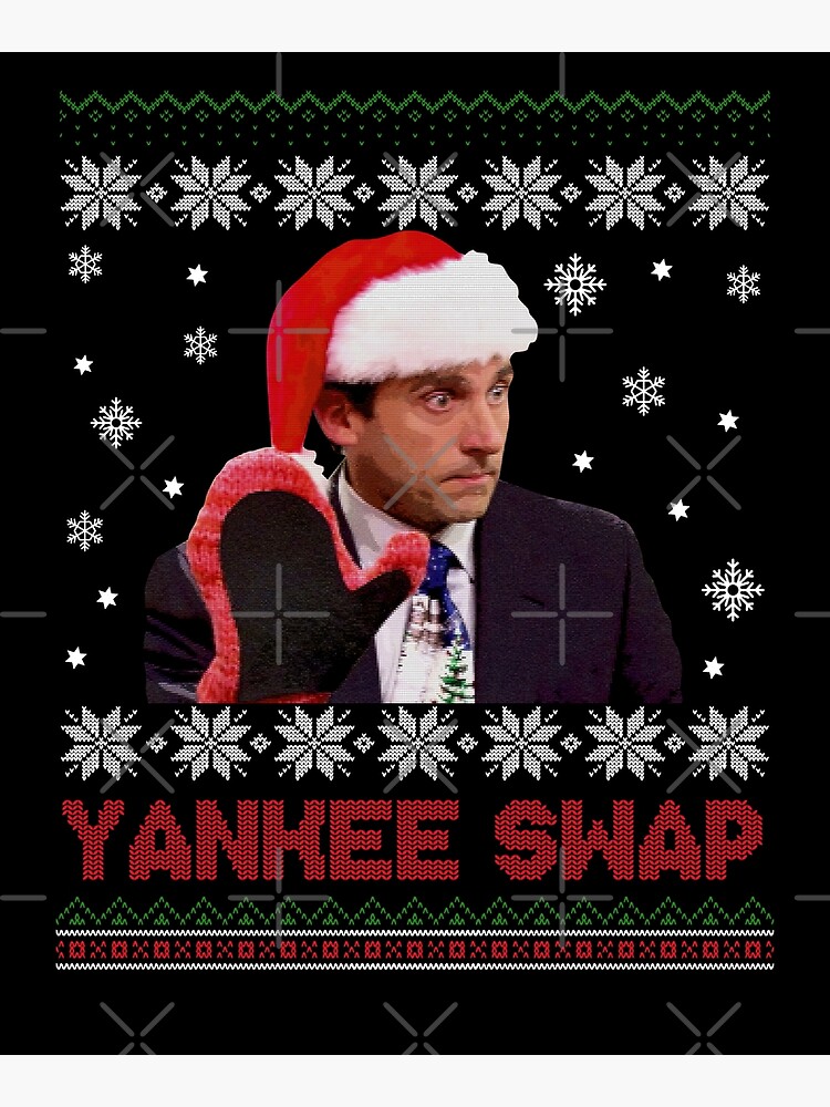 "Yankee Swap Michael Scott The Office Christmas" Poster for Sale by ...