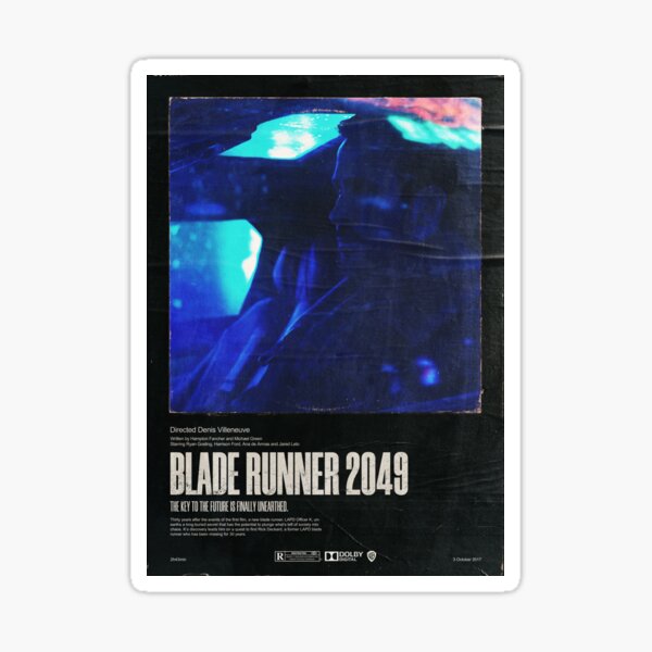 "Blade Runner 2049 Vintage Movie " Sticker for Sale by GenerateArtAI ...