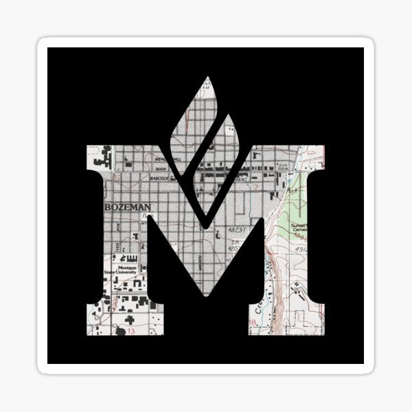 "Montana State University - Bozeman" Sticker for Sale by ericrogers9 ...