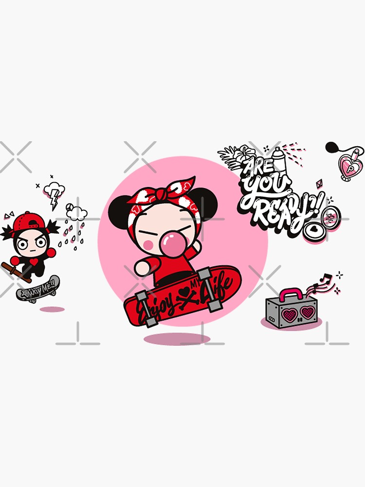 "Pucca" Sticker for Sale by MarcelaNobrega | Redbubble