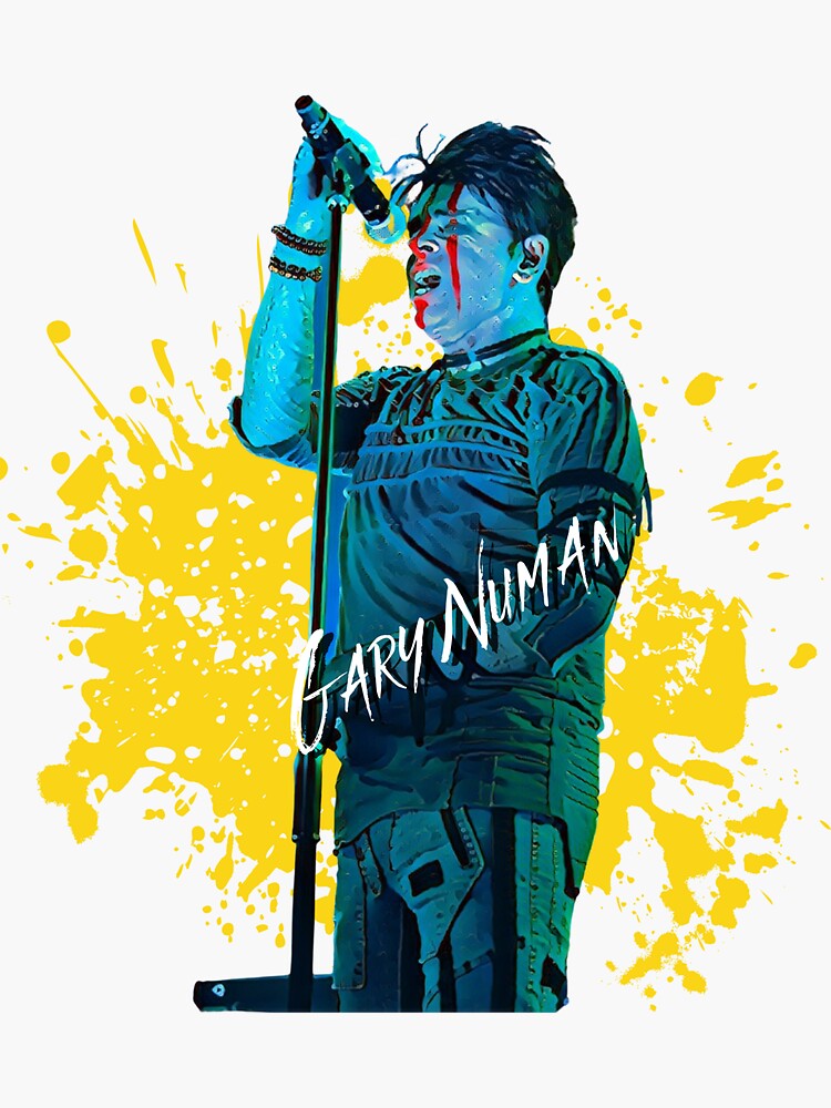 "Gary Numan t shirt and sticker | Gary Numan Hoodie" Sticker for Sale ...
