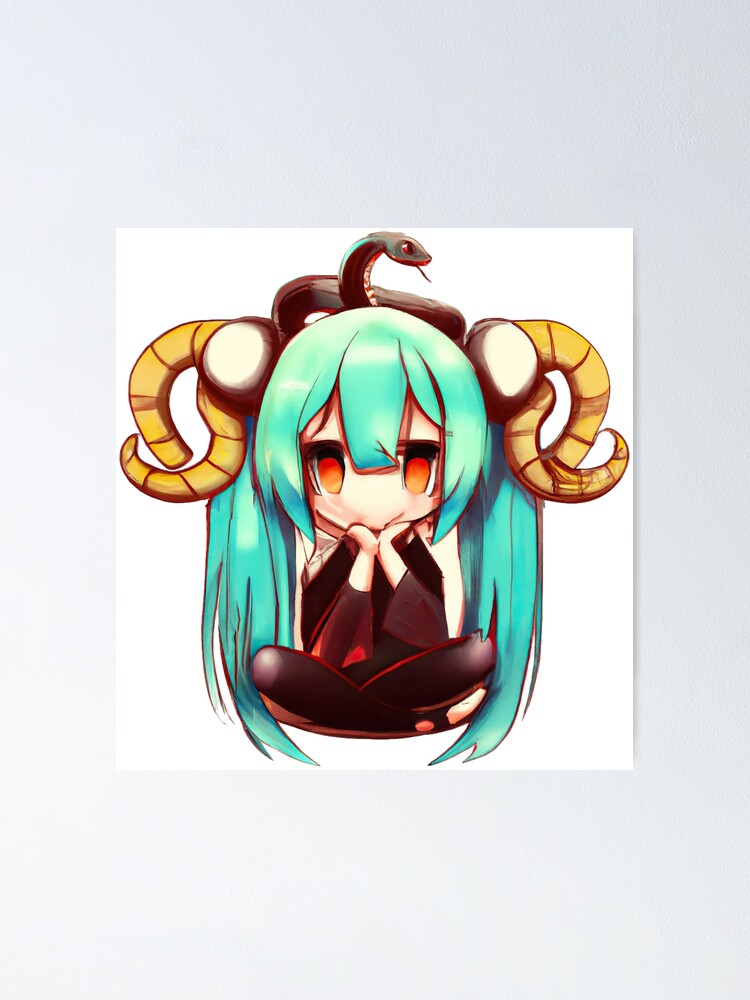 "Don't stare. Young gorgon" Poster for Sale by betes-etranges | Redbubble