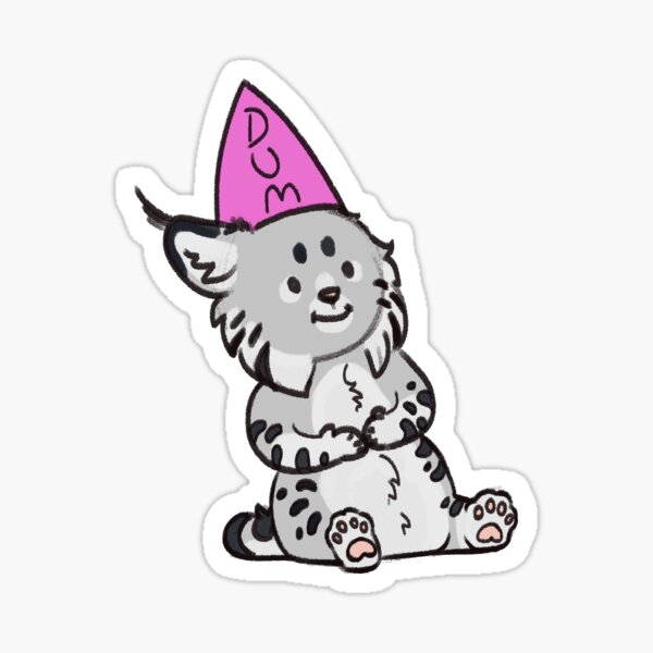 "Dum" Sticker for Sale by TaniDrawsThings | Redbubble