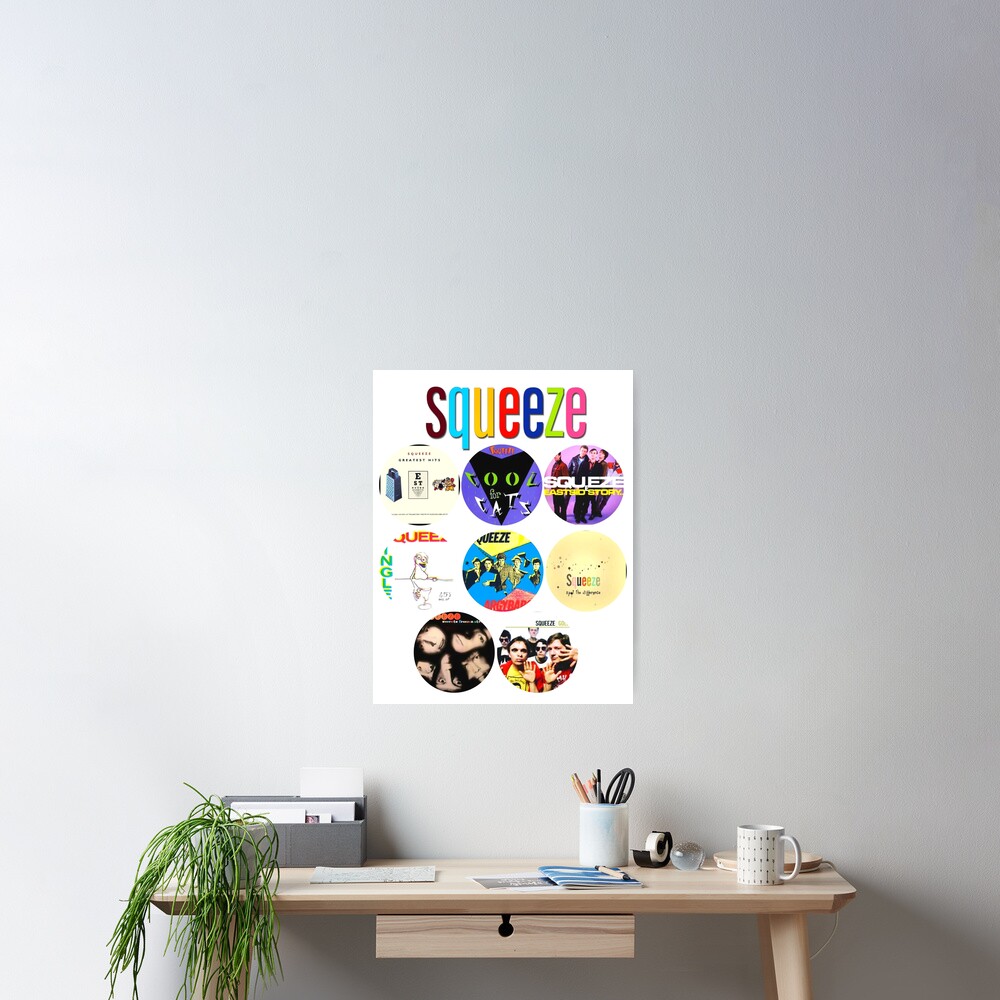 "Squeeze Band t shirt and sticker | Squeeze Band Sticker" Poster for ...