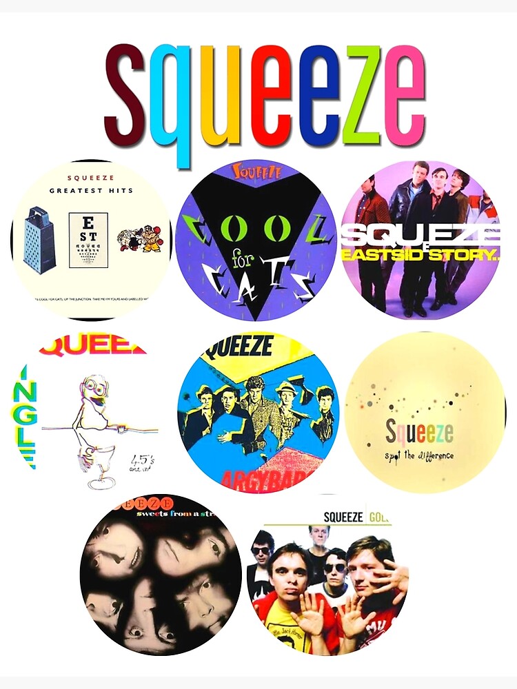 "Squeeze Band t shirt and sticker | Squeeze Band Sticker" Poster for ...