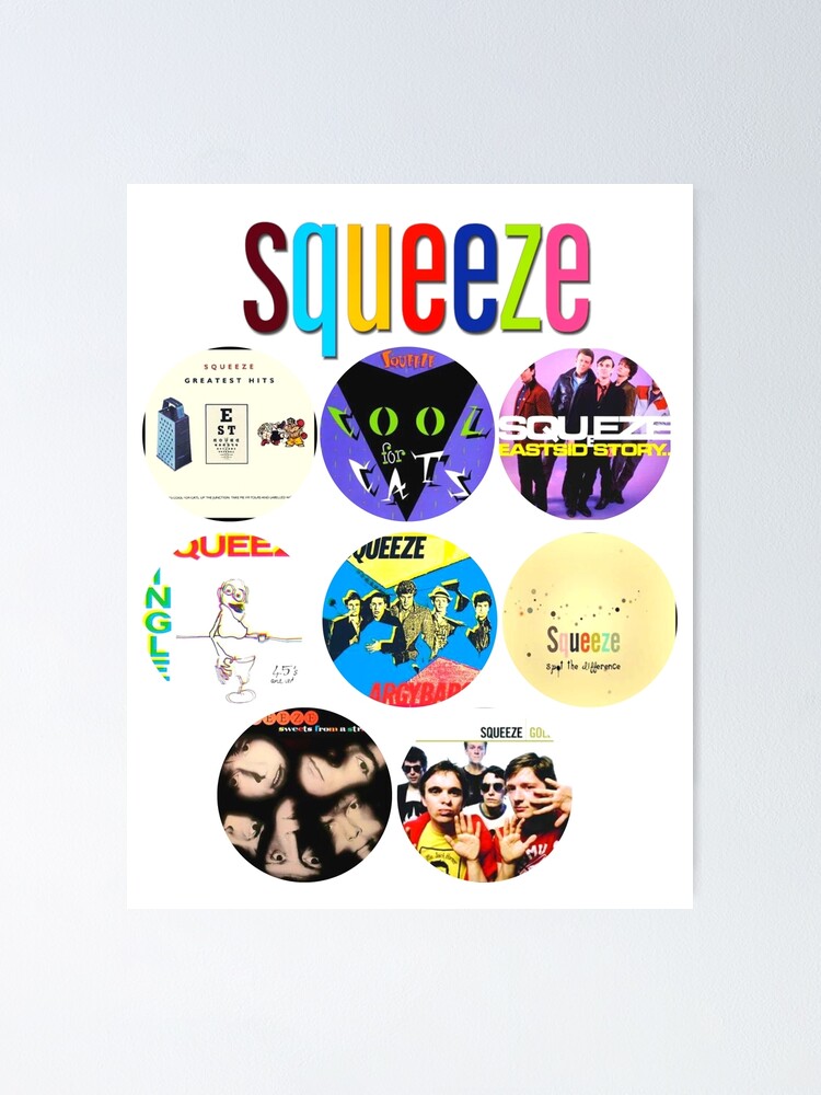 "Squeeze Band t shirt and sticker | Squeeze Band Sticker" Poster for ...