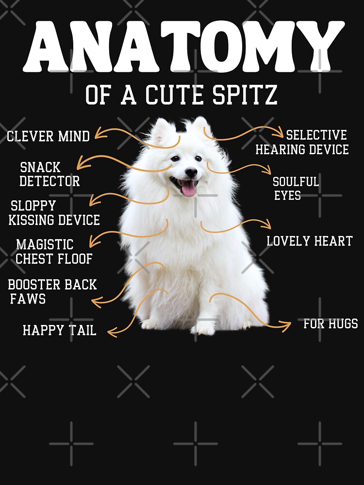 "ANATOMY OF A CUT SPITZ" T-shirt for Sale by designerrafik | Redbubble ...