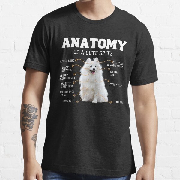 "ANATOMY OF A CUT SPITZ" T-shirt for Sale by designerrafik | Redbubble ...