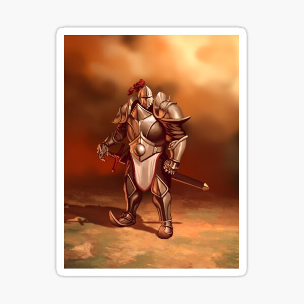 "Knight Hero" Sticker for Sale by telestians | Redbubble