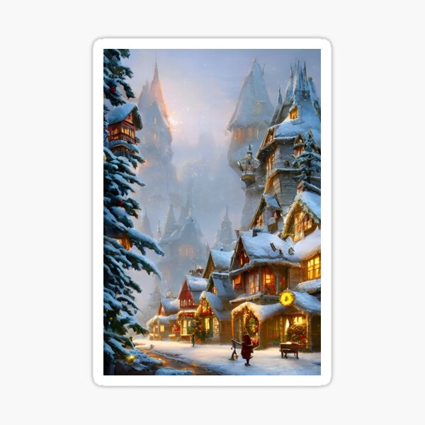 "Christmas Chronicles" Sticker for Sale by HabibtiGraphics | Redbubble