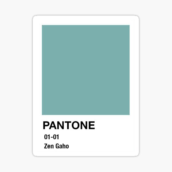 "Paradox Live Zen Pantone" Sticker for Sale by evfr | Redbubble