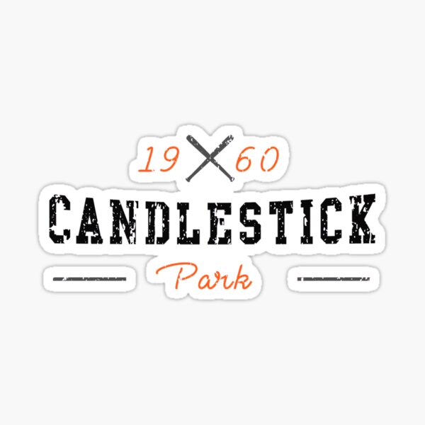 "Candlestick Park " Sticker for Sale by rondelzoddau | Redbubble