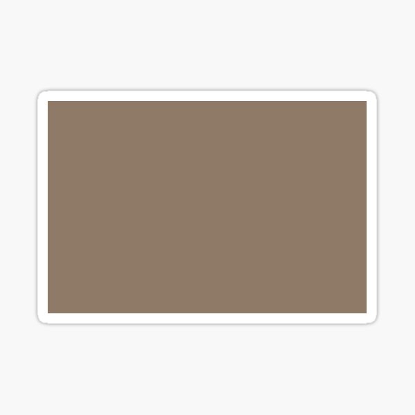 "Deep Sepia Tint solid colour" Sticker by coverinlove | Redbubble