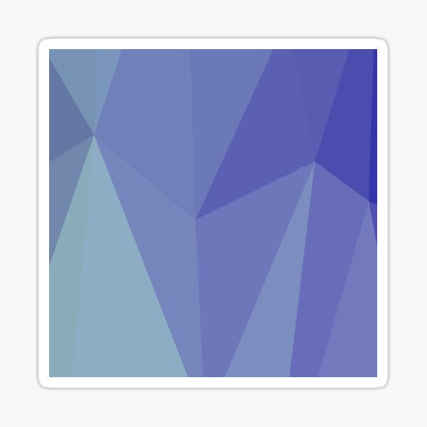 "50 Shades of Blue (CRYSTALS)" Sticker for Sale by TondoMeander | Redbubble