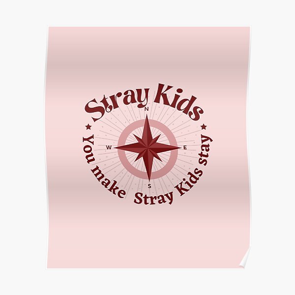 "STRAY KIDS you make stray kids stay " Poster for Sale by Monahh98 ...
