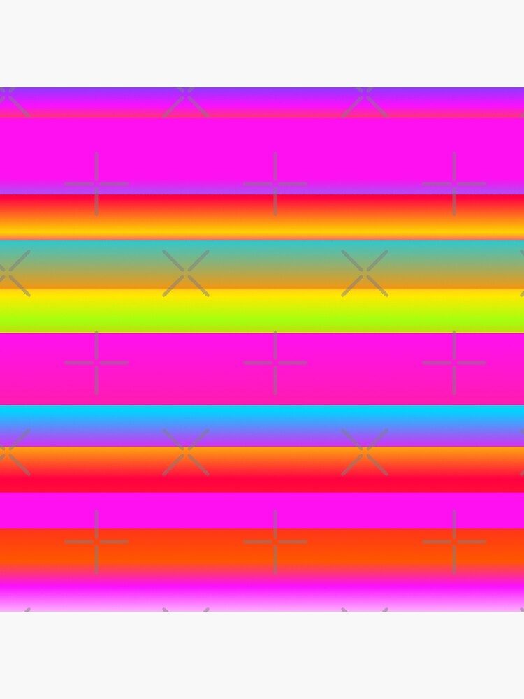 Póster «Patrón de línea de paleta de color rosa neón» de lausn | Redbubble