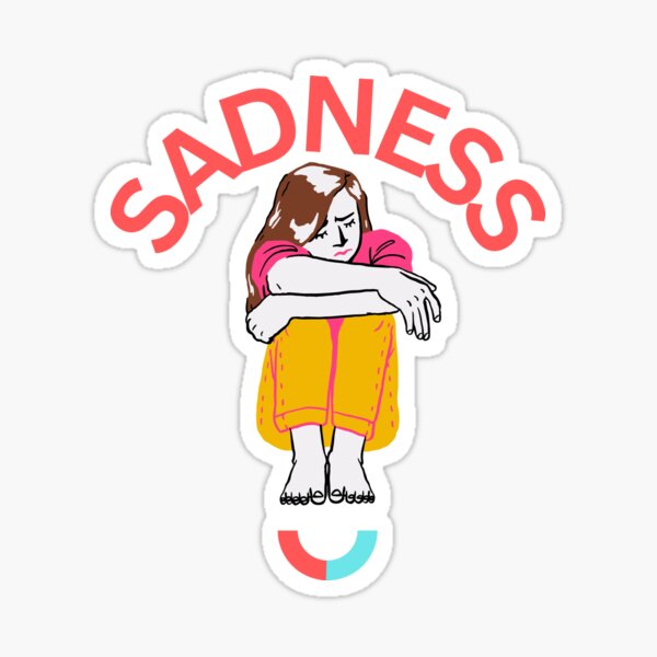 "Sadness and the loss" Sticker for Sale by graphics01 | Redbubble