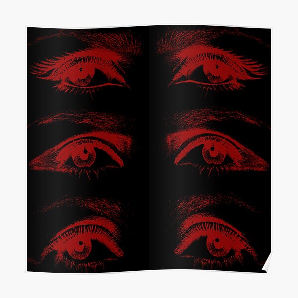 "goth eyes, trippy eyes" Poster for Sale by weirdove | Redbubble