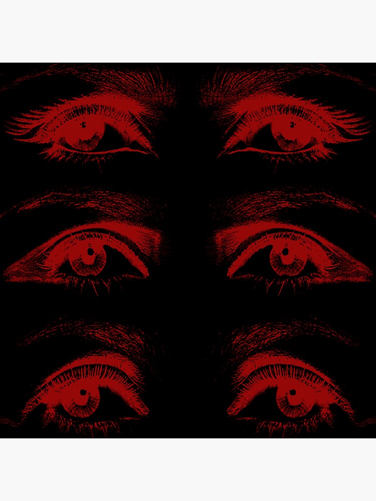 "goth eyes, trippy eyes" Sticker for Sale by weirdove | Redbubble