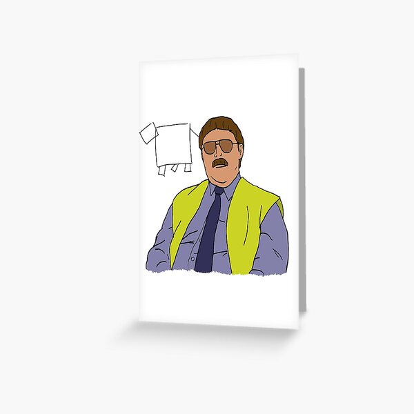 "Keith Lard with dog drawing" Greeting Card for Sale by Captainhuck ...