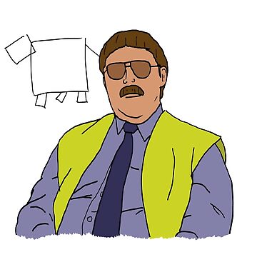 "Keith Lard with dog drawing" Poster for Sale by Captainhuck | Redbubble