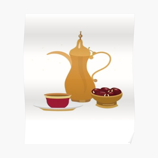 "Arabic coffee" Poster for Sale by Designhub14 | Redbubble