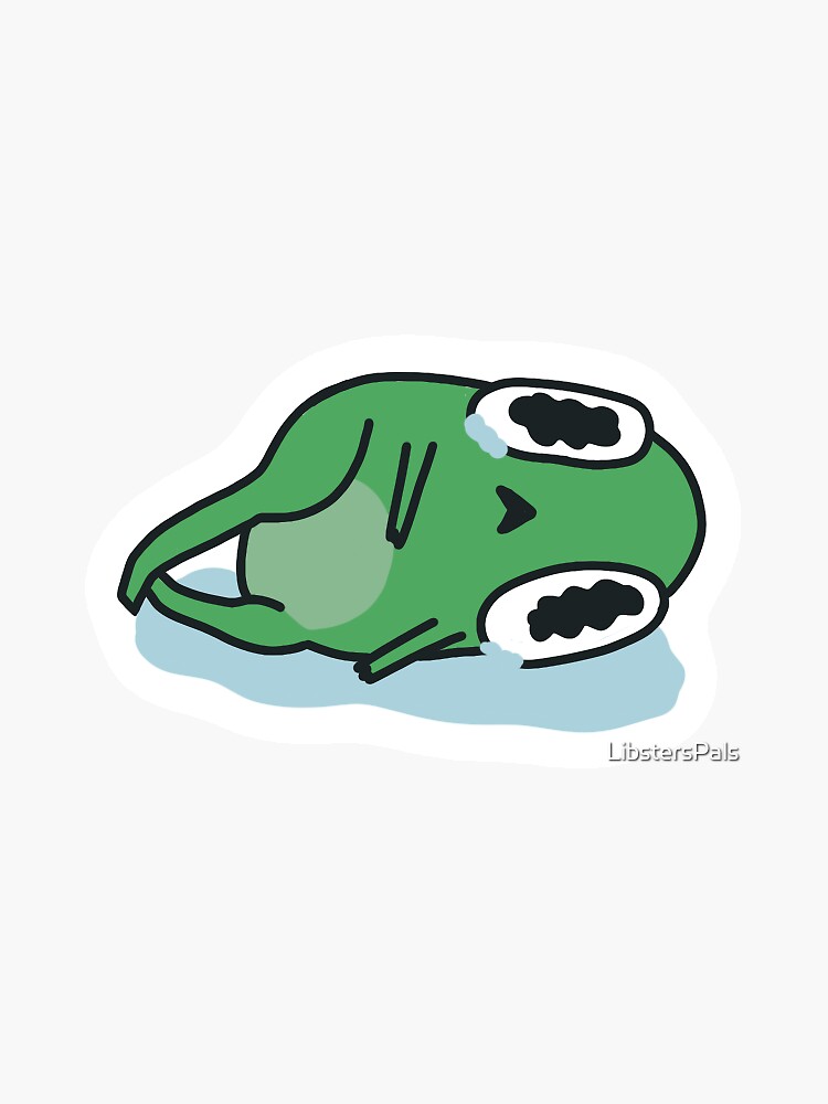 "Sad Tad" Sticker for Sale by LibstersPals | Redbubble