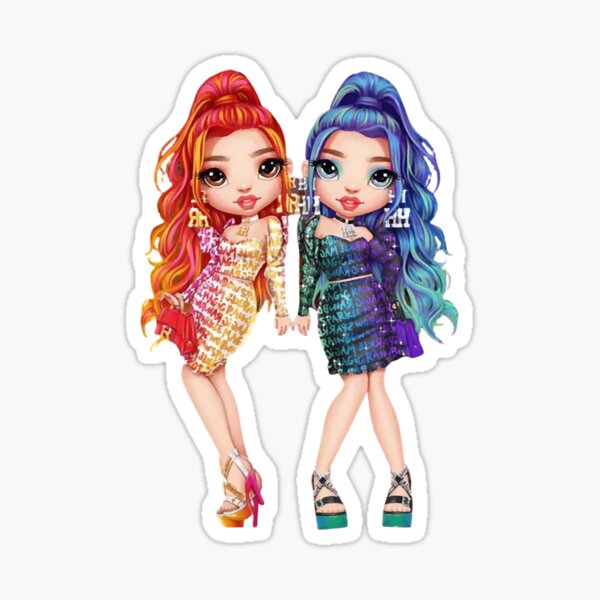 "rainbow high dolls " Sticker for Sale by SarahAt36e | Redbubble
