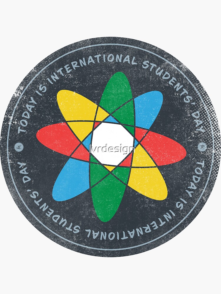 "Today is International Students’ Day Badge" Sticker for Sale by ...