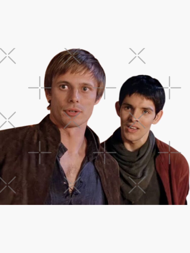 "BBC Merlin Arthur and Merlin Sticker" Sticker for Sale by pendragon5 ...