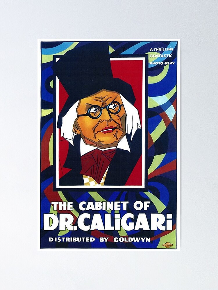 "The Cabinet of Dr. Caligari (1920) Movie" Poster for Sale by Pelicve ...