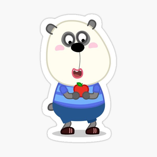 "Wolfoo pando gifts and merchandise" Sticker for Sale by its88med ...