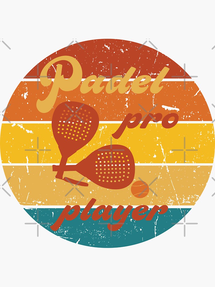 "Padel tennis per player" Sticker for Sale by Sebek-art | Redbubble