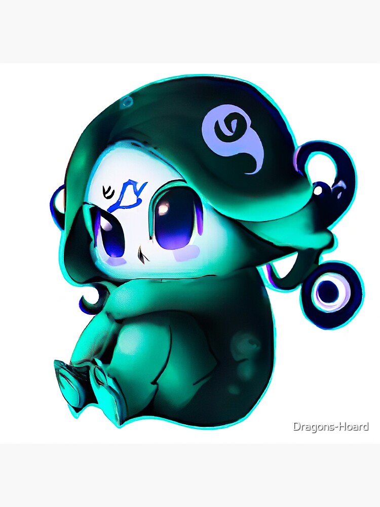 "Mad Kawaii Squid" Sticker for Sale by Dragons-Hoard | Redbubble