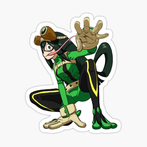 "Tsuyu Asui boku no hero academia " Sticker for Sale by Medshop-art ...